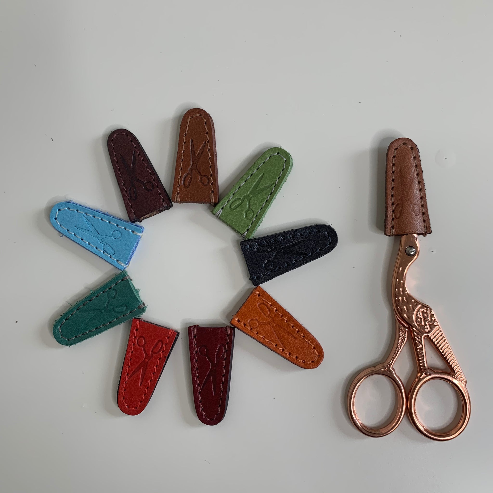 Leather Scissors Sheath – by the lakeside